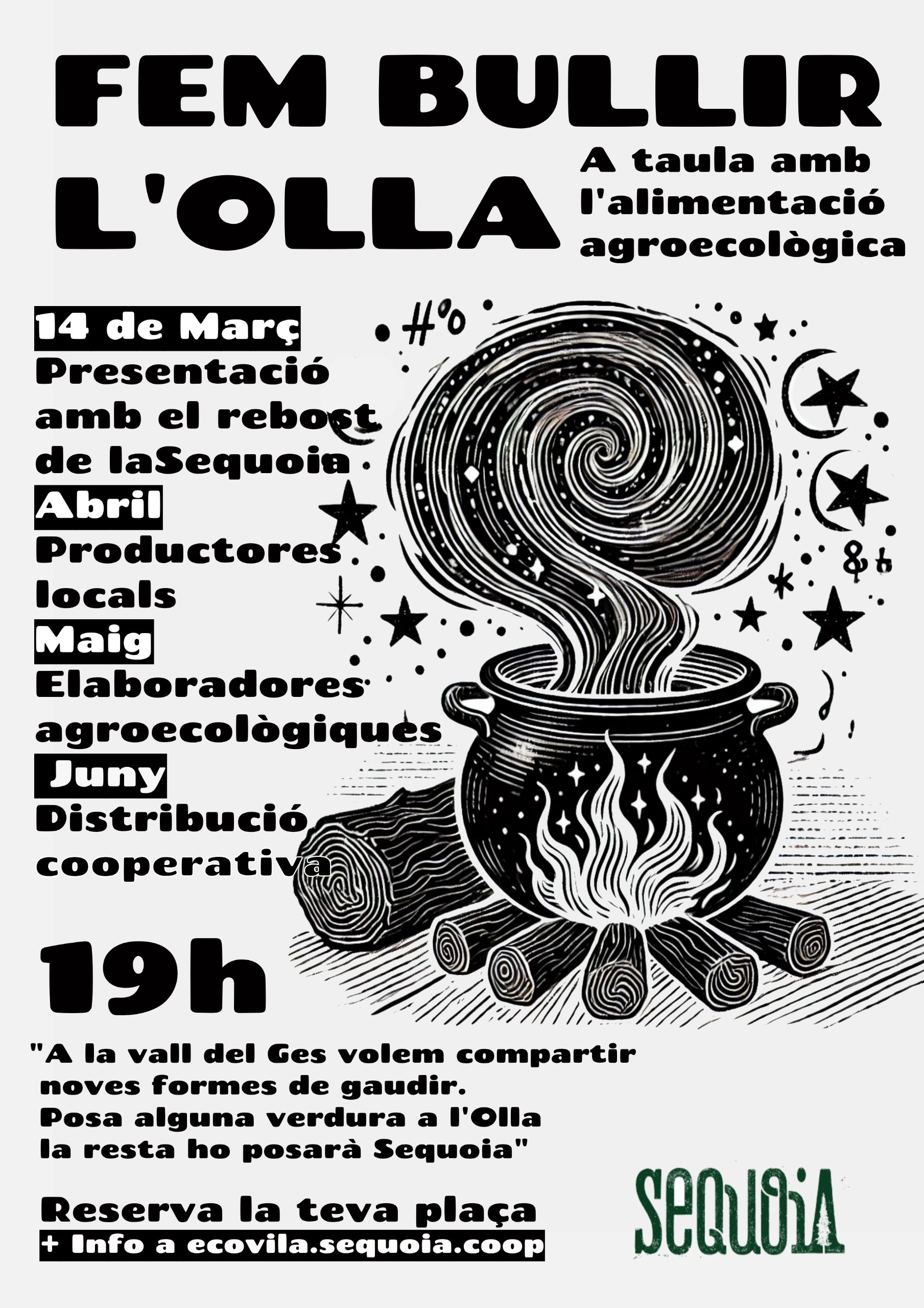 Fem bullir l’olla a la Sequoia – ECOVILA SEQUOIA